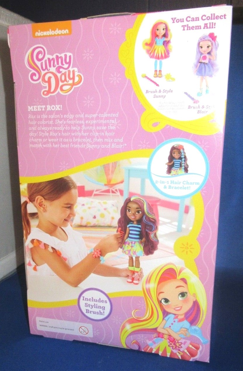 NICKELODEON SUNNY DAY BRUSH & STYLE 10 INCH ROX COLLECTOR DOLL, NEW ...
