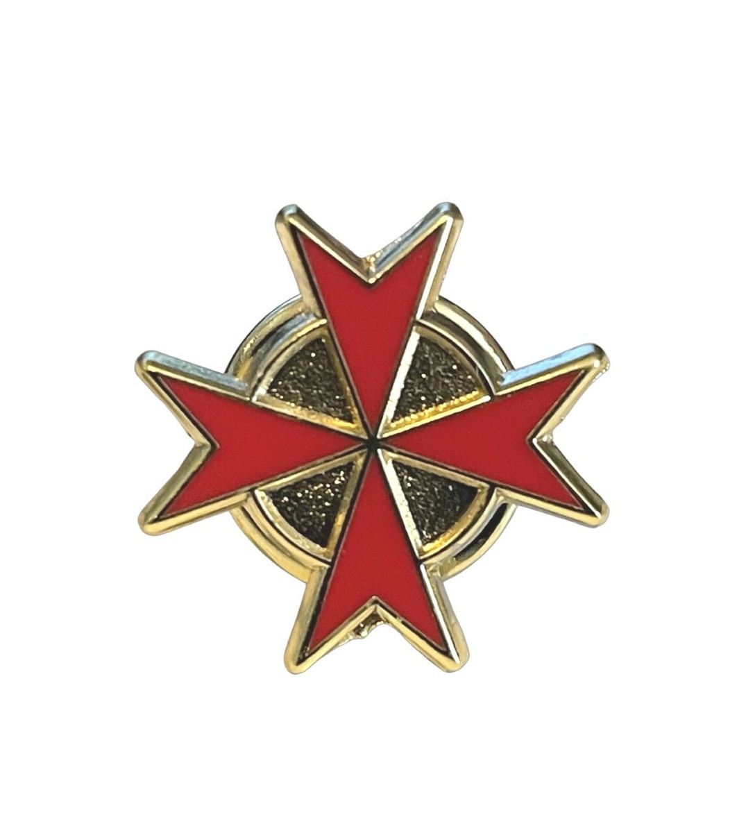 Knights Templar Cross Emblem Embroidered Knights Templar Cross Hook