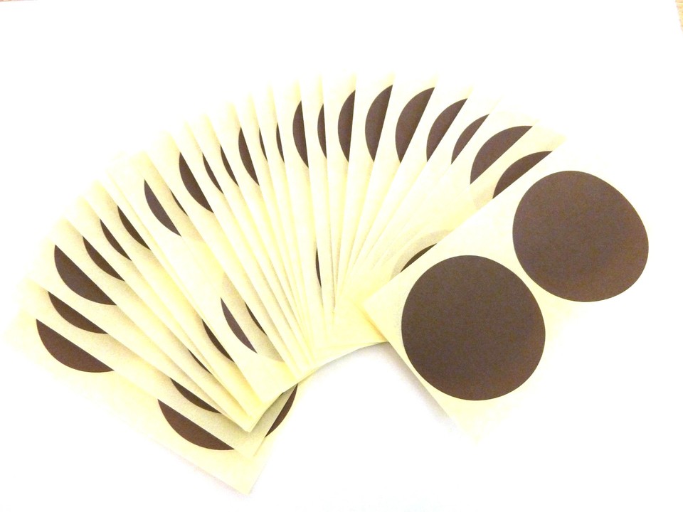 50mm (2 inch) Round Stickers Coloured Circles Circular Sticky Labels 42 ...