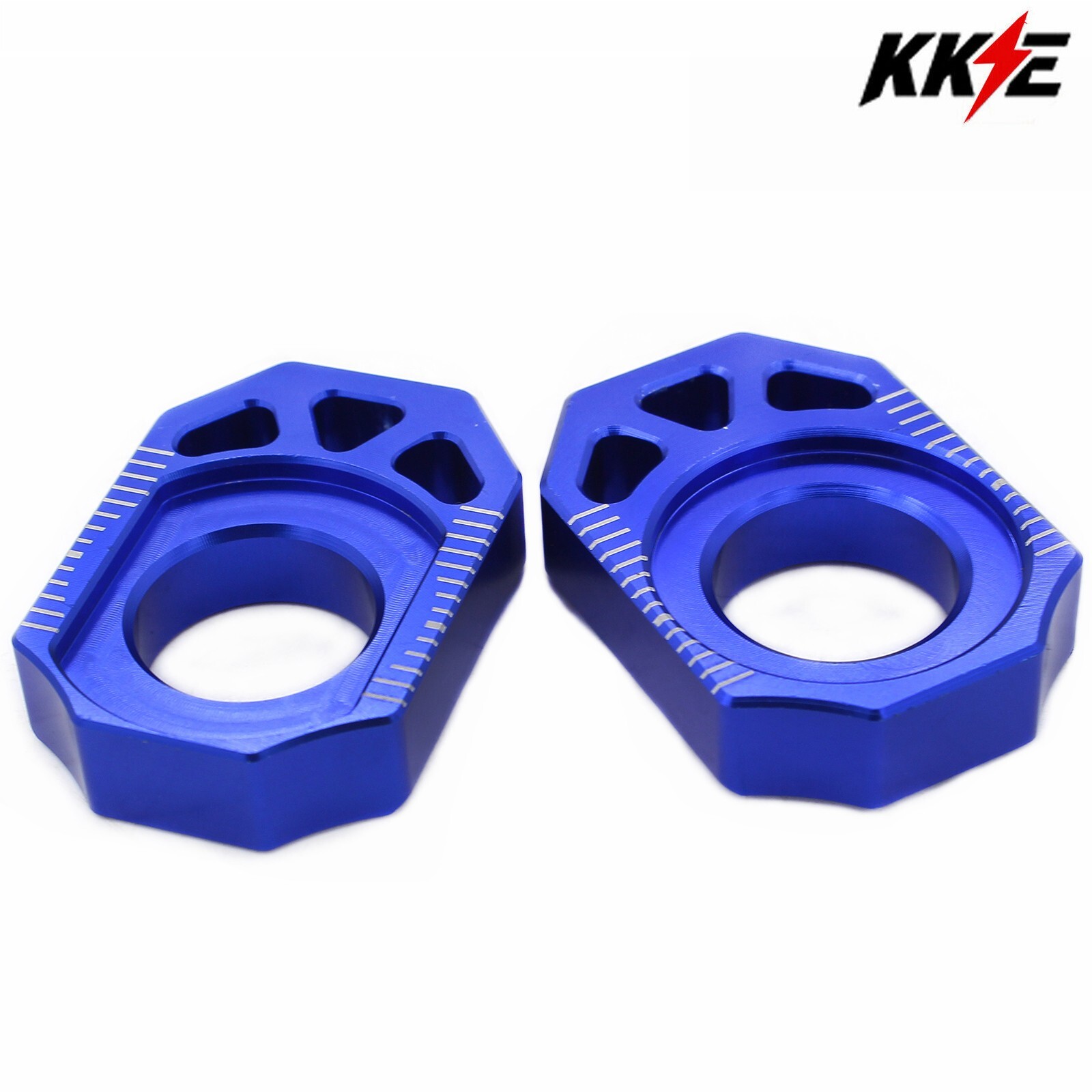 KKE Rear Axle Adjuster Block Chain Tensioner fit Yamaha YZ125 YZ250 02 ...