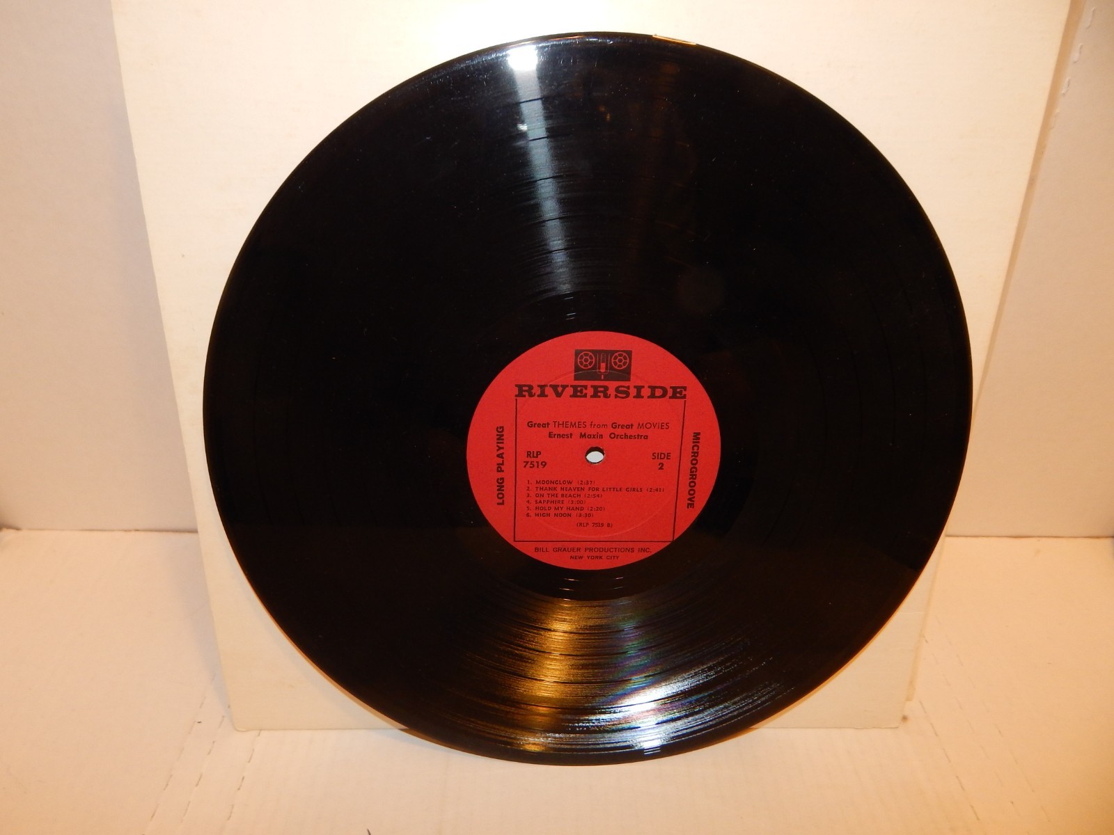 ERNEST MAXIN Great Themes from Great Movies 1962 Riverside 4519 Mono 1P ...
