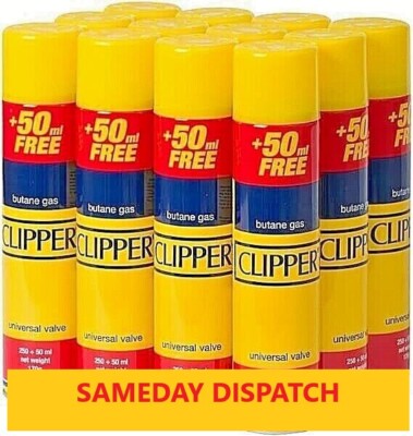CLIPPER High Quality Universal Gas Lighter Butane Gas Fuel Fluid Refill ...