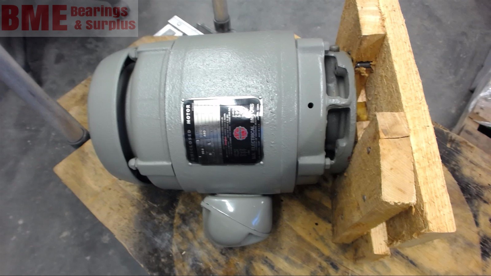 Us Motor R-2494-00, 1 Hp Ac Motor 220/440 Volts, 1150 Rpm, 6P, 184C ...