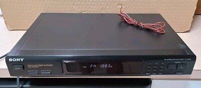 SONY ST-JX661 AM/FM Stereo Tuner Quartz Digital Synthesized Working | eBay