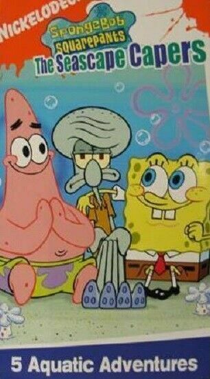 Spongebob Squarepants - The Seascape Capers (VHS, 2004) for sale online ...