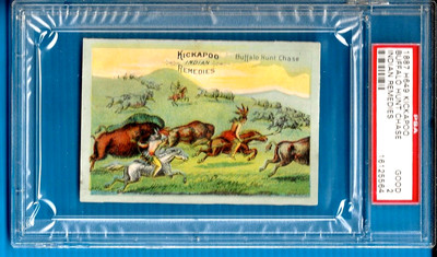 1887 H649 Kickapoo Indian Remedies - Buffalo Hunt Chase PSA 2 | eBay