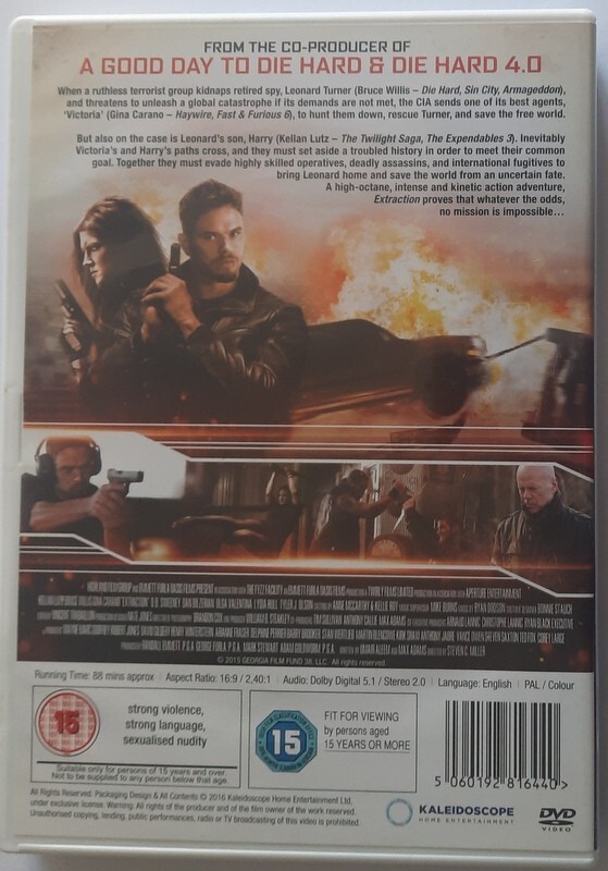 EXTRACTION - BRUCE WILLIS, KELLAN LUTZ, GINA CARANO - REG 2 DVD ...