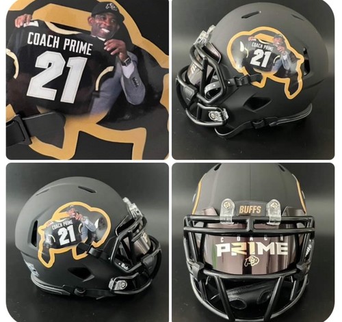 Coach Prime Colorado Buffaloes Mini Helmet | eBay
