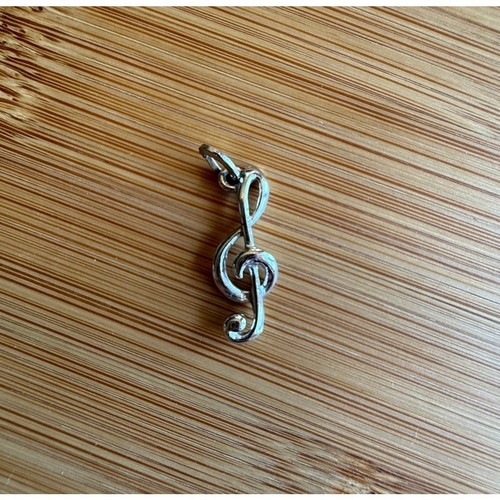 Treble Clef Charm Pendant Sterling Silver | eBay