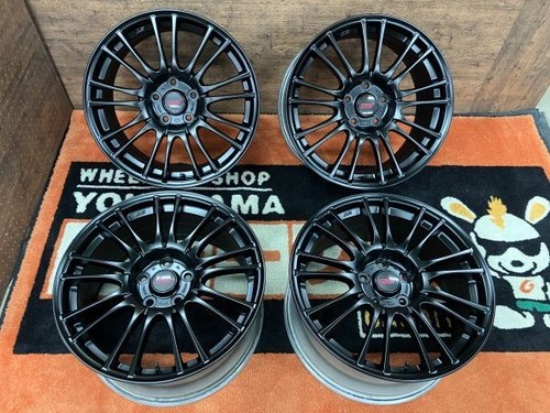 JDM Wheels BBS 18x8.5 5x114.3 55 SUBARU genuine Impreza GRB WRX STI ...