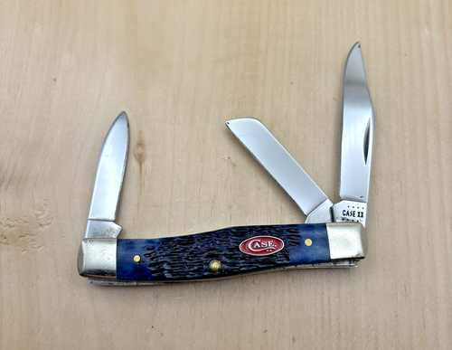 Case XX USA Stockman 63032 Stockman SS Blue Bone Handles With Red ...