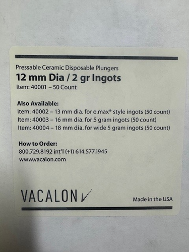 Vacalon 40001 12mm Dia/2gr Ingots - 69 total | eBay
