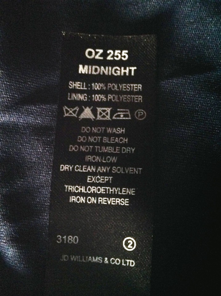 JOANNA HOPE (16/18) Navy Blue, Green Beaded Cocktail Dress & Bolero ...