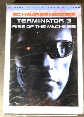 Terminator 3 Rise of the Machines DVD 2 Set Full Screen Edition ...