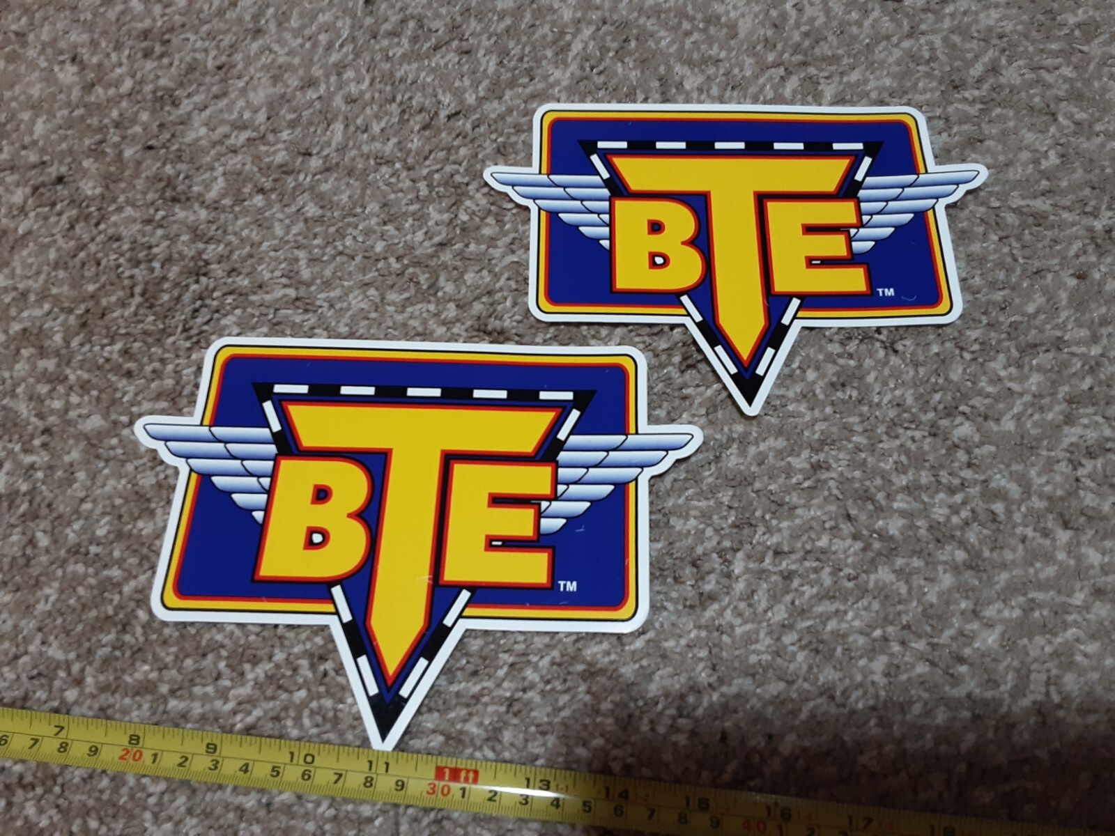 Lot of 2 BTE Converters Transmissions Racing Decals Stickers NHRA ...