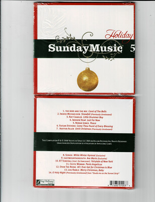 SUNDAY MUSIC: HOLIDAY -VAR (CD) NEW*BIRD/BEE*IMOGEN*SONOS*RHINE*RAWLS ...