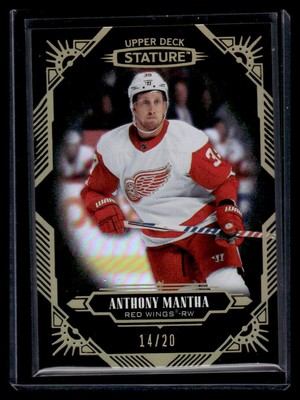 Anthony Manta 2020 Upper Deck Stature /20 #44 Detroit Red Wings | eBay
