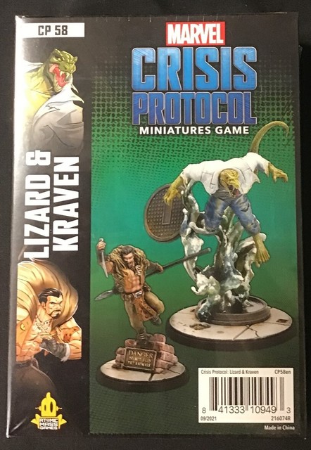 Marvel Crisis Protocol Lizard and Kraven for sale online | eBay