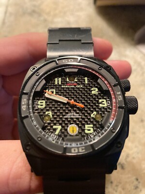 MTM Falcon Watch (Black DLC Special Ops, Titanium Body, Titanium Hex ...