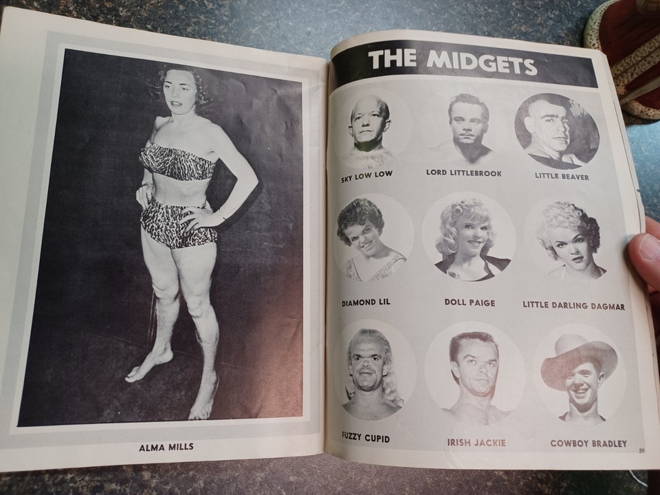 1965 Wrestling Revue Album Sammartino Midgets fabulous Moolah Klondike Bill More | eBay