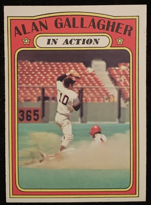 1972 TOPPS ALAN GALLAGHER IN ACTION HI NUMBER #694 | eBay