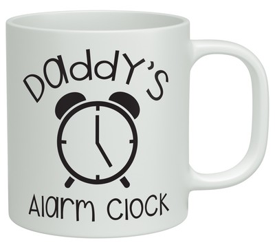 Daddy's Alarm Clock White 10oz Novelty Mug Dad Father Birthday Gift | eBay