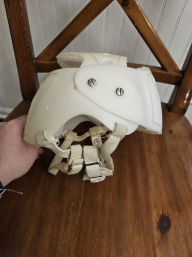 Vintage WinnWell 458 Ice Hockey Player Helmet White Jofa SK10 Cooper ...