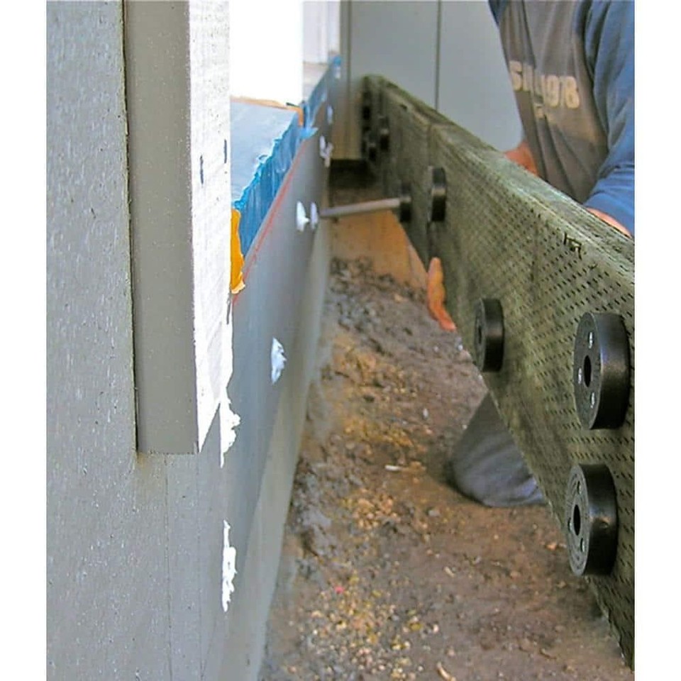 Black Polypropylene Spacer 2-1/2 in. Diameter 5/8 in. thick 100 Per Box ...