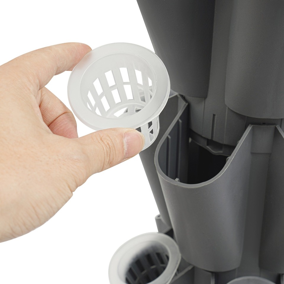 Hydroponic Growing System with Grow Light 40 Pods Indoor Hydroponic ...