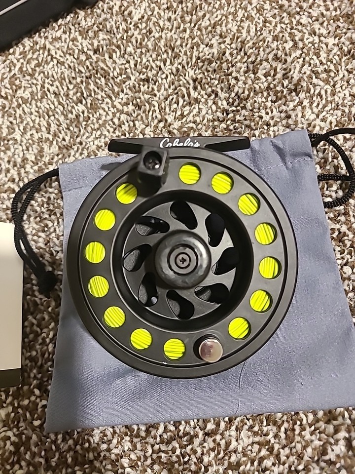 Cabelas Three Forks 4/5/6 Wt Fly Fishing Reel with Fly Line | eBay