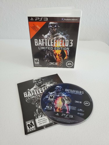 BATTLEFIELD 3 LIMITED EDITION Sony PlayStation 3 ps3 GAME COMPLETE ...