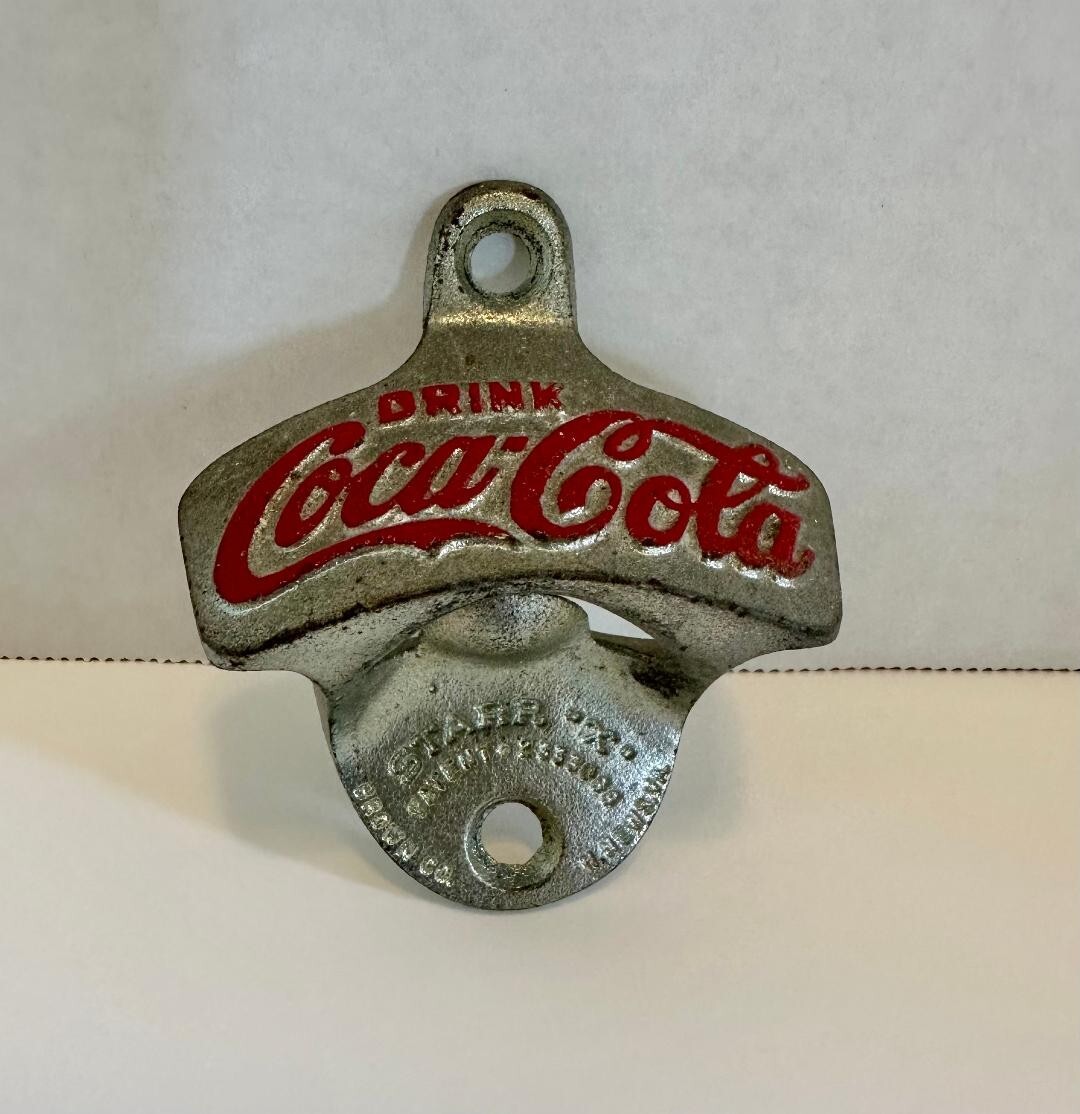 1925 Antique/Vintage Coca Cola Wall Mount Metal Bottle Opener | eBay