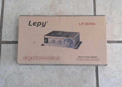 Lepy LP-2020A Stereo Class-D Car Digital Hi-Fi Audio Amplifier w/ 12V ...