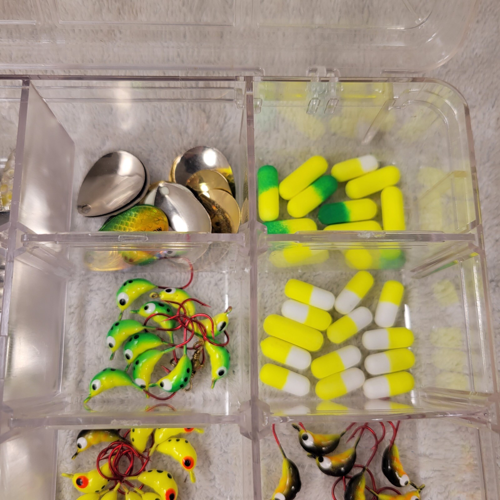 Trout Spinner Lure Making Kit Inline Spinner Bait Blade Beads And Case ...