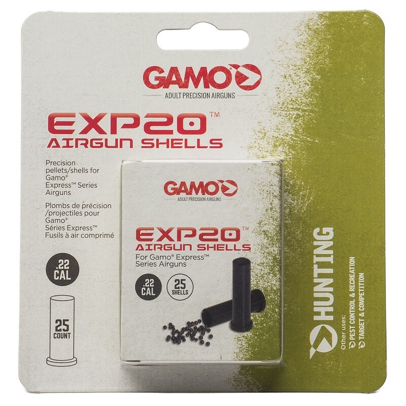 Gamo 632300054 Viper & Shadow Express Air Rifle Shot Shell Ammo .22 Cal ...