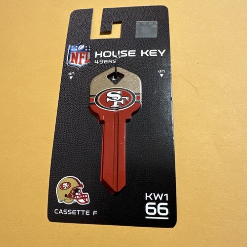 NFL San Francisco 49ers #66 Kwickset House Key Blank KW1 Uncut NFC ...