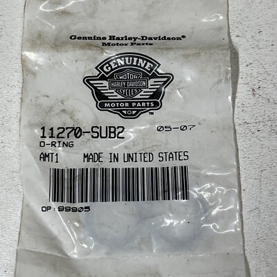 2 NOS Harley Davidson Rocker Arm Support O-Rings OEM 11270 “11270-SUB2 ...