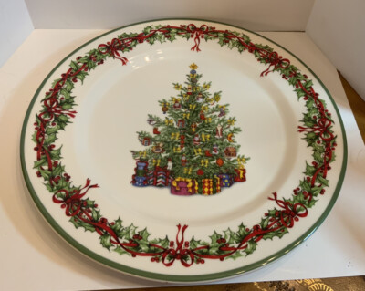 Holiday Celebrations Christopher Radko Dinner Plate 11 Inch | eBay