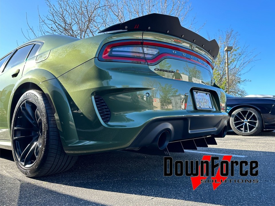 Downforce Solutions Dodge Charger Wickerbill ScatPack Widebody 2019 ...