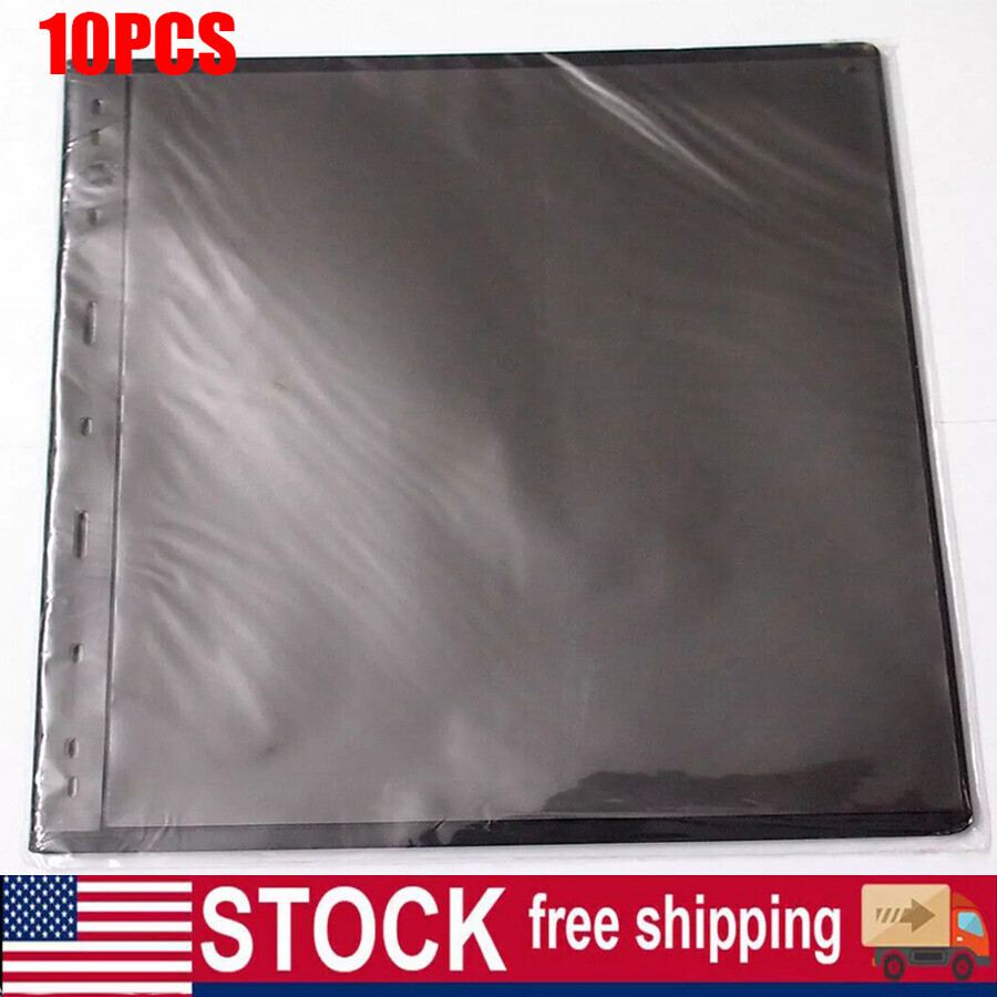 10 Sheet Stamp Pages, 1 Rows Pages for Stamp Collectors, 9-Hole ...