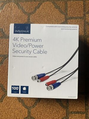Insignia 100' 4K Ultra HD Premium Video Power Accessory Analog Cable ...
