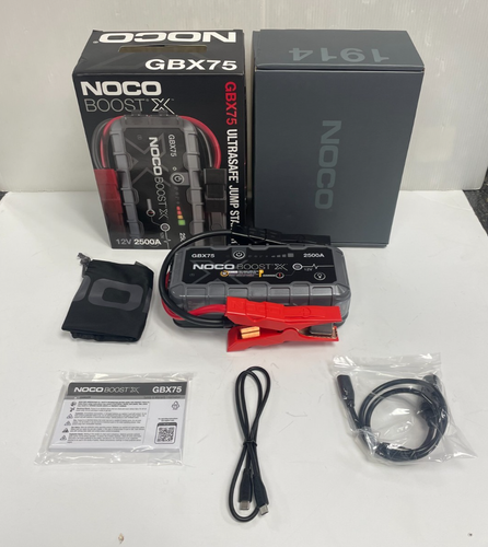 NOCO BOOST X (GBX75) 12V~2500A ULTRASAFE JUMP STARTER BOOSTER PACK ...