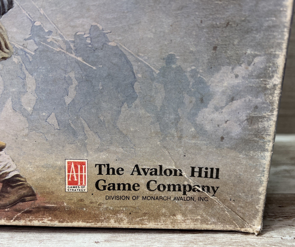 1988 Avalon Hill Civil War GETTYSBURG Strategy Military Board Game ...