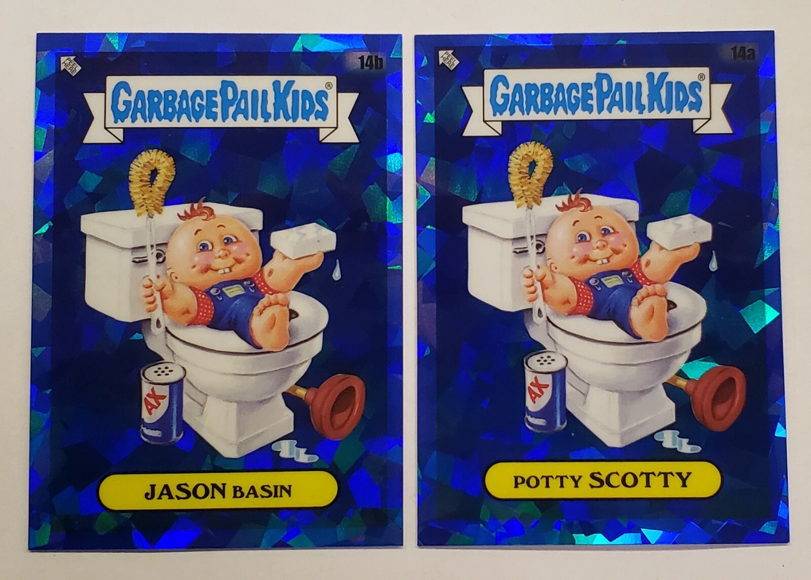 2020 Topps Garbage Pail Kids Sapphire Potty Scotty & Jason Basin GPK 14 ...
