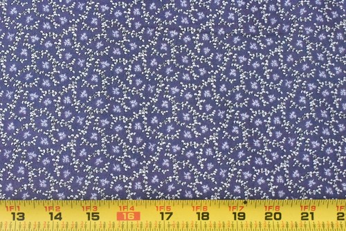 By 1/2 Yd/Lavender Calico on Violet Cotton/Blue Hill/Colonial Prints ...