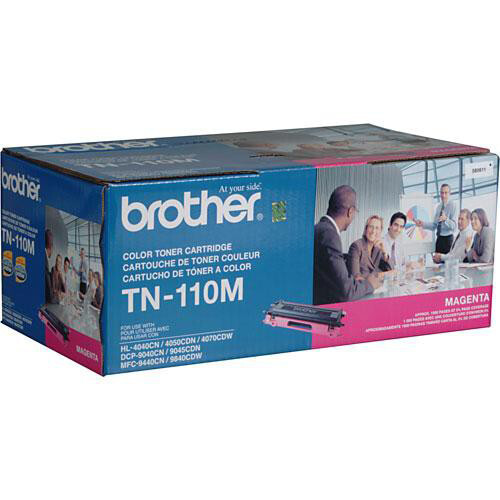 Brother HL-4040CDN (TN110M) Magenta Standard Yield Toner Cartridge ...