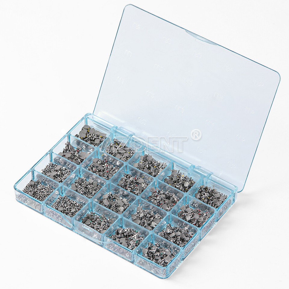 AZDENT Dental Orthodontic MIM Monoblock Brackets Braces Mini Roth/MBT ...
