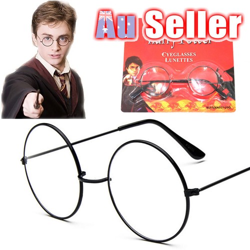 Harry Potter Black Hogwarts Glasses Cosplay Party Round Frame ...