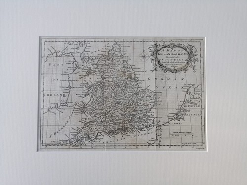 ENGLAND & WALES John Lodge Antique Map Brookes General Gazetteer 1782 ...