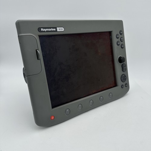 Raymarine C120 GPS Chartplotter Radar Multi-Function Display Tested ...